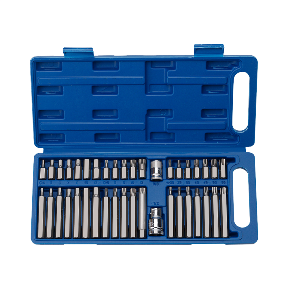 VIKTEC 40 Parça Bits Uç Seti Torx Allen ve Spline (Fare Diş) (Cr-v ...
